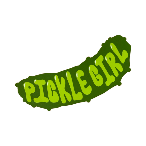 Pickle Girl Bumper Sticker - World Famous Original