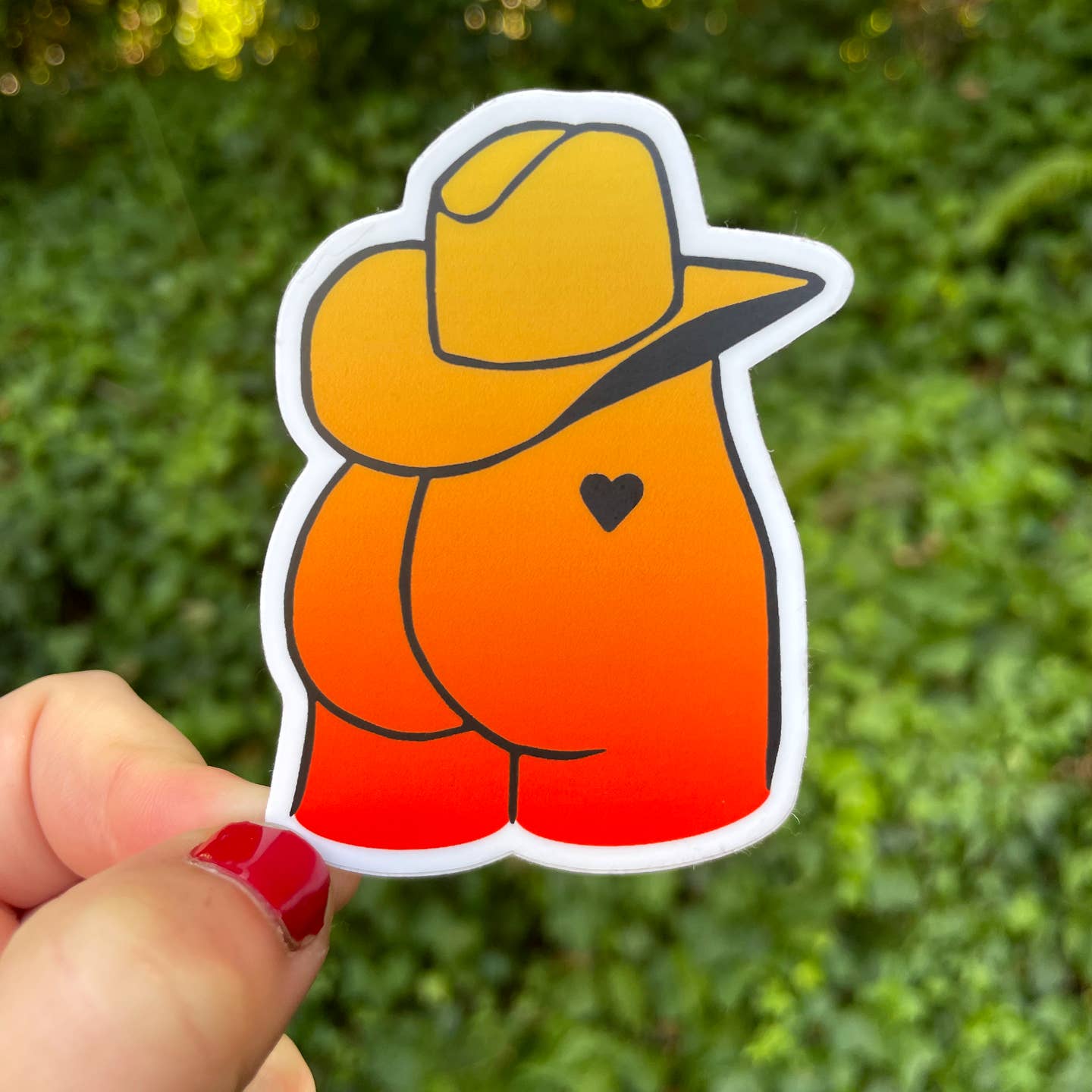 Cowboy Butt Sticker - World Famous Original