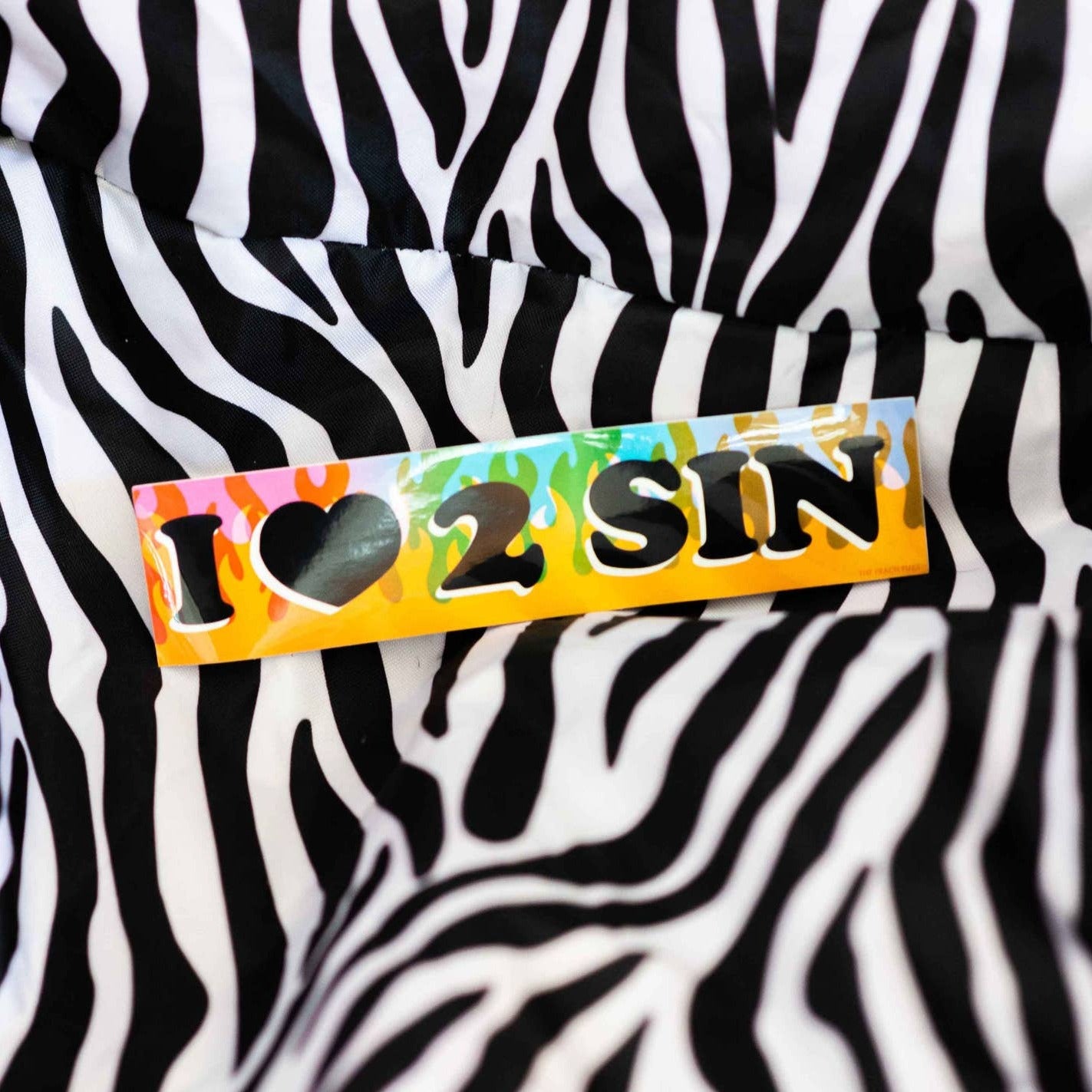 I Love 2 Sin Sticker – World Famous Original