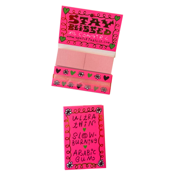 Gentle Thrills Hot Pink Rolling Papers - World Famous Original